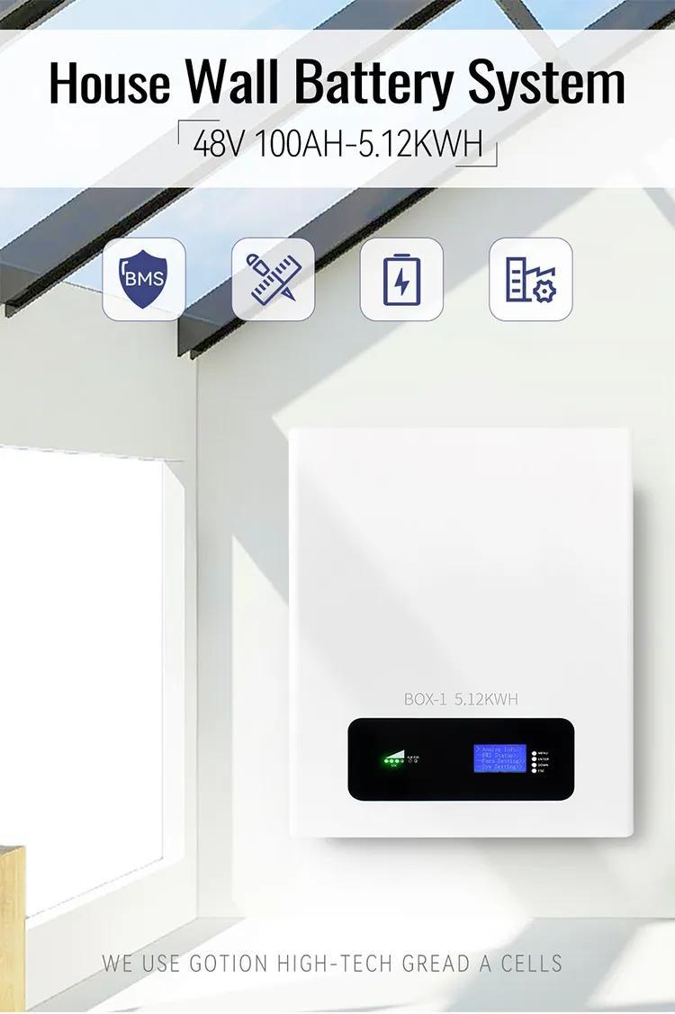 All in One Home Energy Storage System Low Power Wall Mounted Digital ...